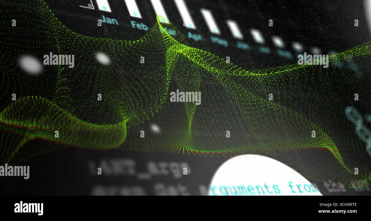 Undulating green 3d mesh hi-res stock photography and images - Alamy