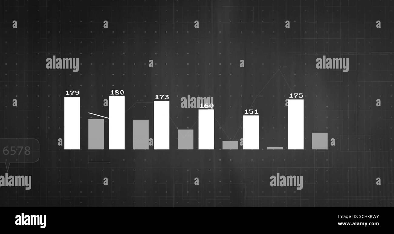 Bar chart overlay showing hi-res stock photography and images - Alamy