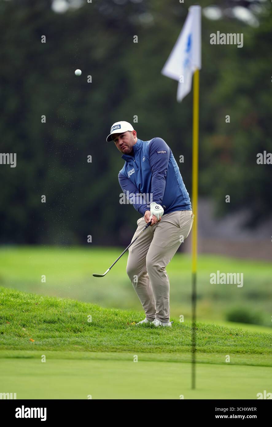 Thriston Lawrence on day one of the 2025 Amgen Irish Open at The K Club ...