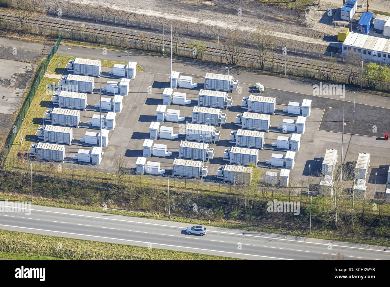Aerial photo, RWE Generation SE Gersteinwerk power plant, stationary ...