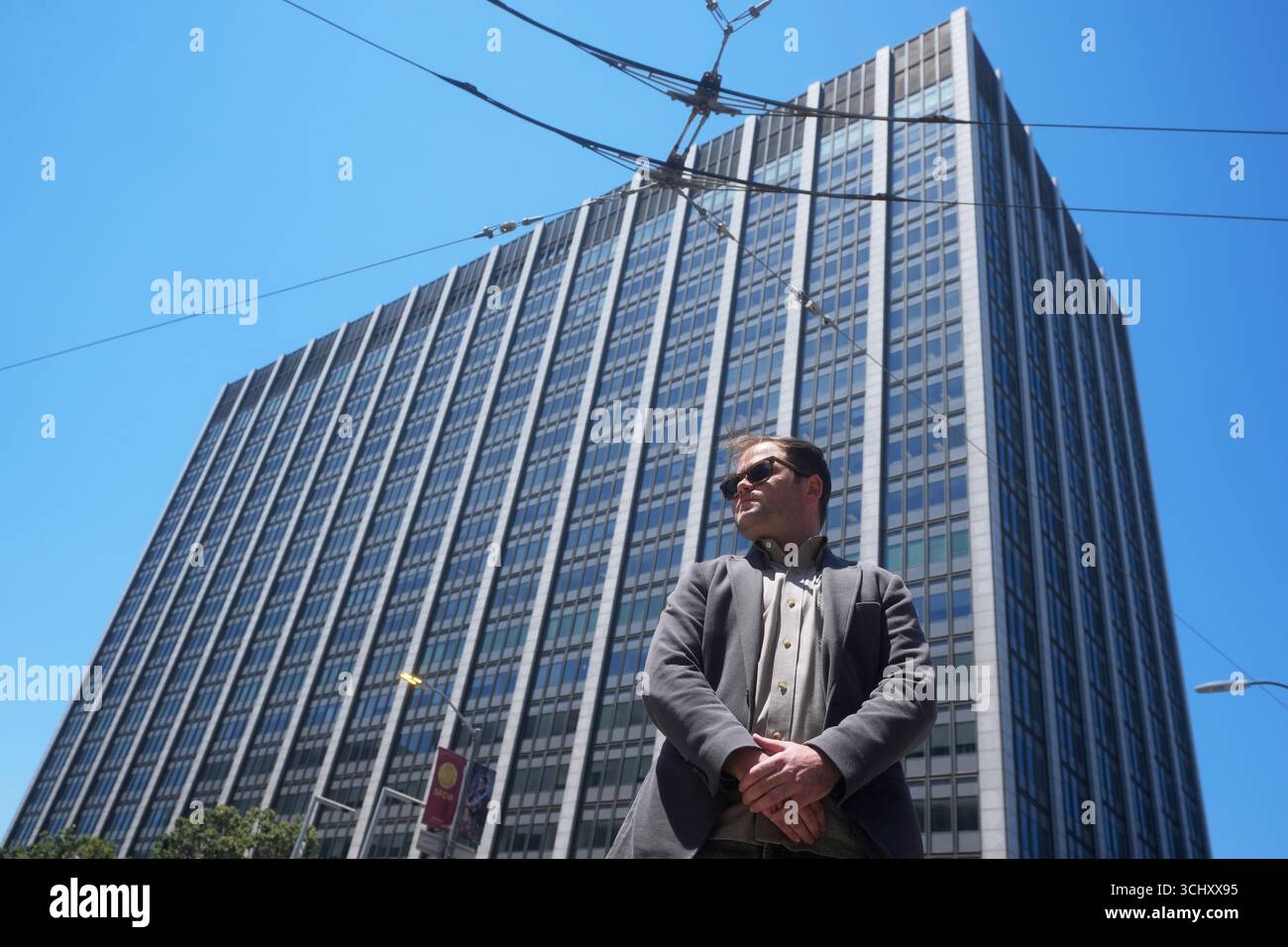 Marc Seawright poses for a photo outside of the Phillip Burton Federal ...