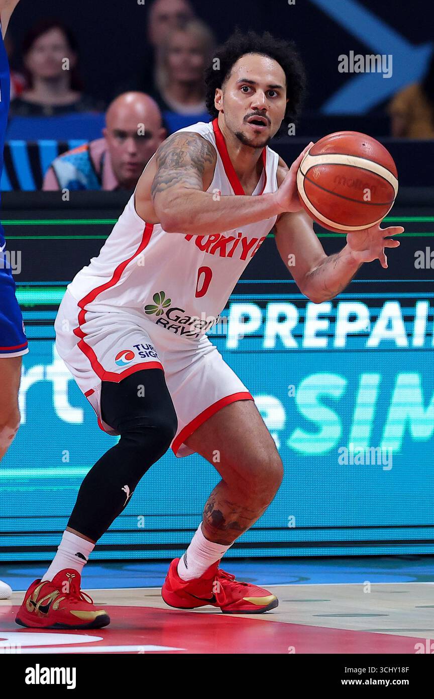 Turkey's Shane Larkin during FIBA Eurobasket 2025 group A 5th round ...