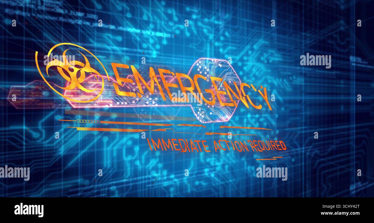 Blue circuit board hex pattern hi-res stock photography and images - Alamy