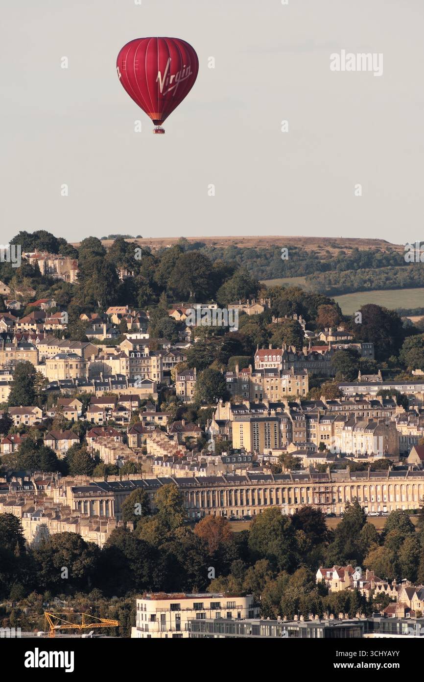 Hot Air Balloons in and around Bath Stock Photo - Alamy