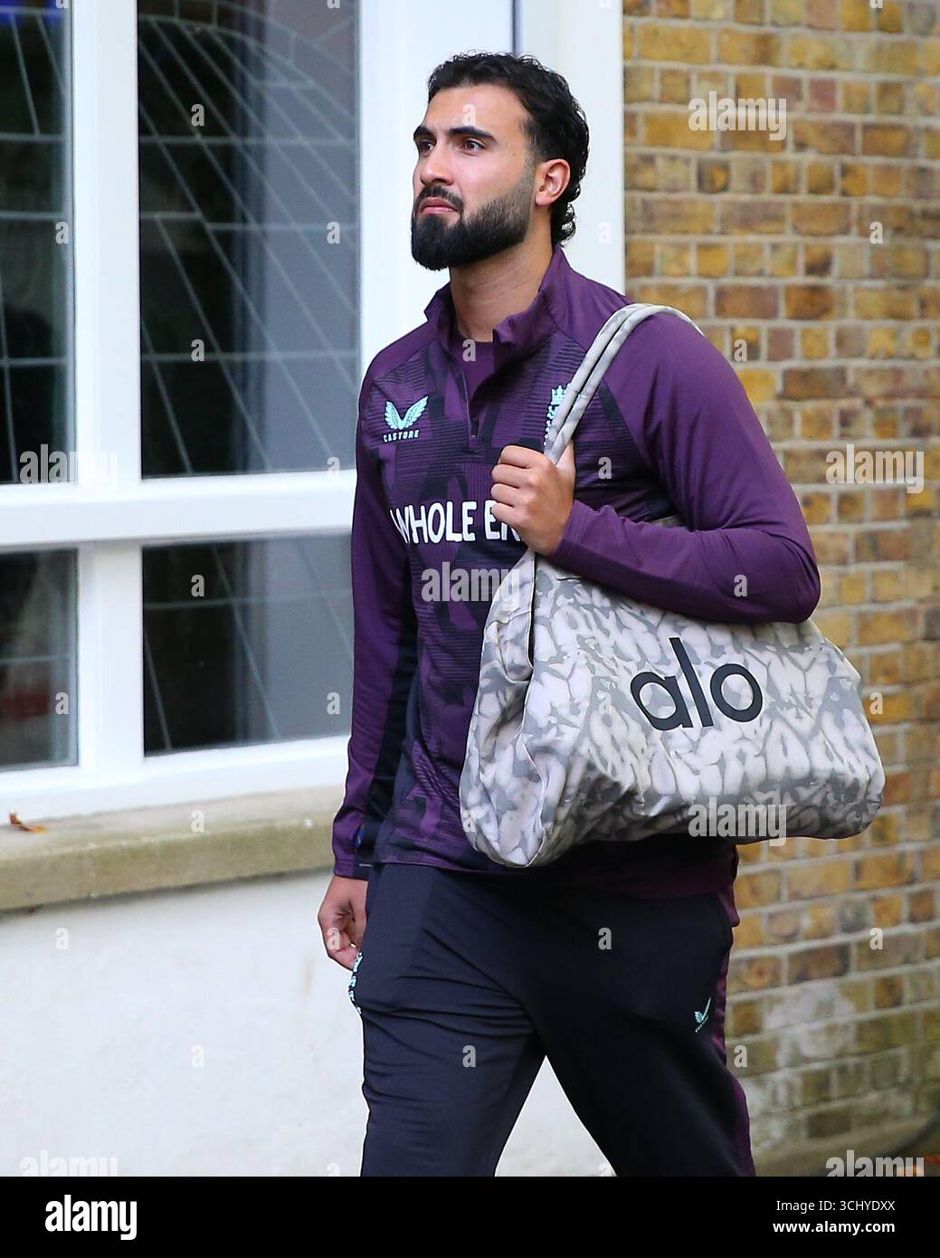 London, United Kingdom. 4 September, 2025. Saqib Mahmood of England ...