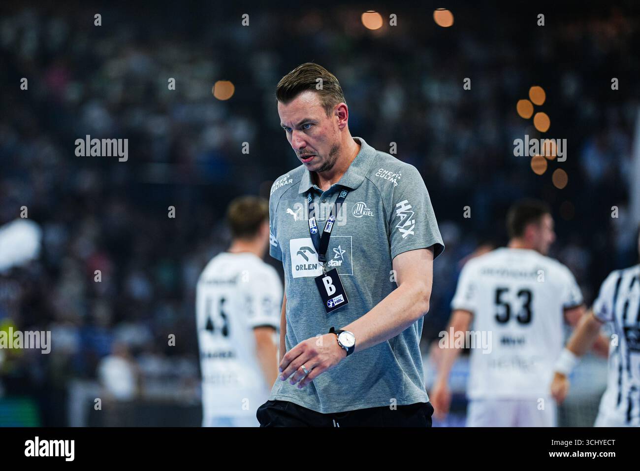 Filip Jicha (THW Kiel, Trainer) GER, THW Kiel vs. HSG Wetzlar, Handball ...