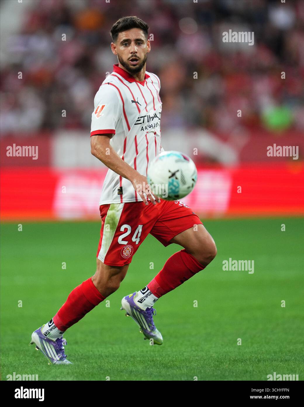 Alex Moreno of Girona FC during the La Liga match 2025-2026, date 3 ...