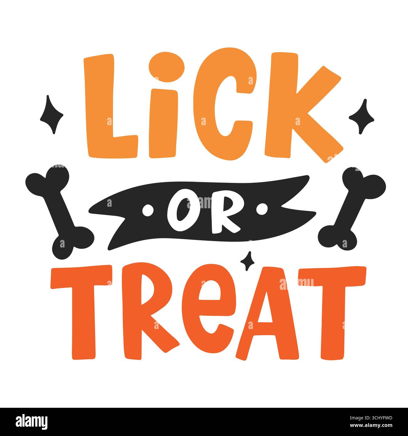 Spooky hand lettering inscription Cut Out Stock Images & Pictures - Alamy