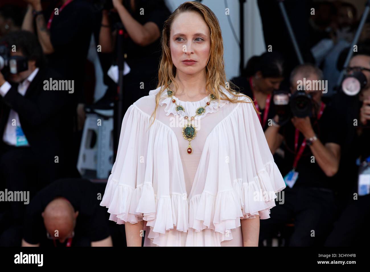 Fanni Wrochna attends the ''Duse'' red carpet during the 82nd Venice ...
