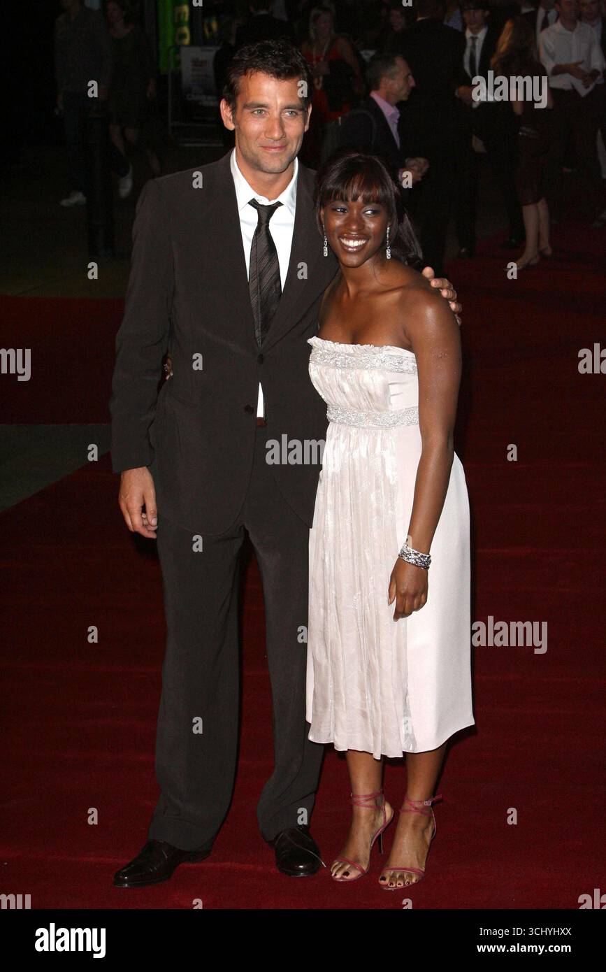 Clive Owen and Clare-Hope Ashitey at the UK Premiere of 'Children of ...