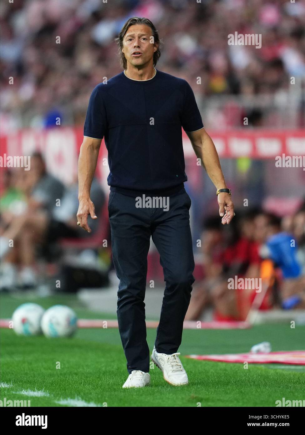 Sevilla FC head coach Matias Almeyda during the La Liga match 2025-2026 ...