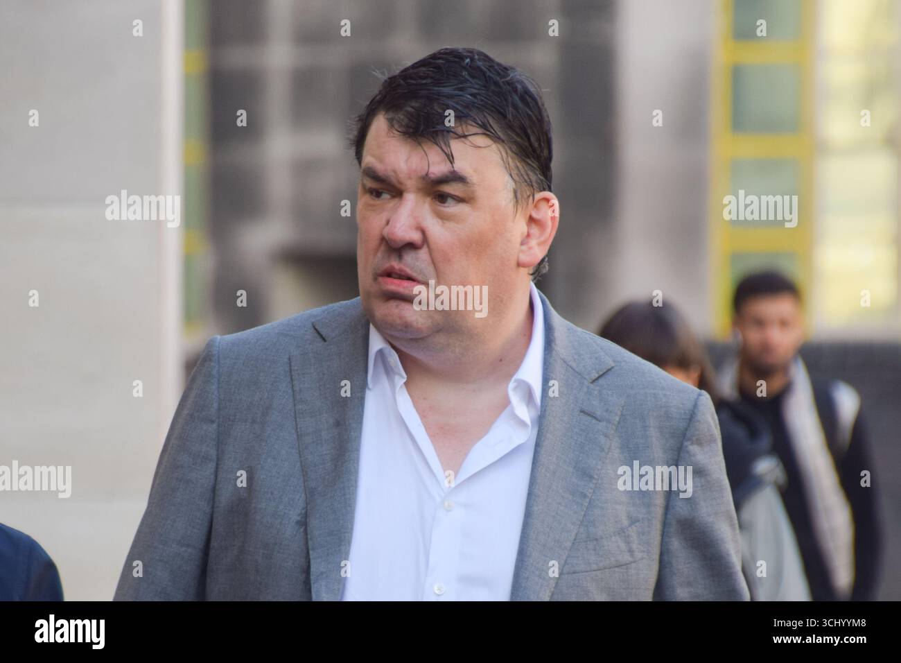 Graham Linehan arrives at Westminster Magistrates Court for his trial ...