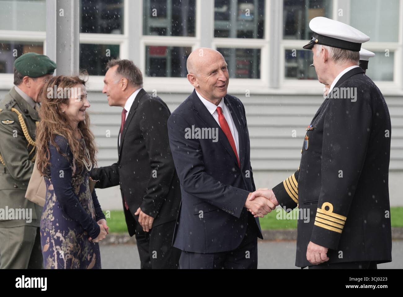Defence Secretary John Healey meets members of the Royal Norwegian Navy ...
