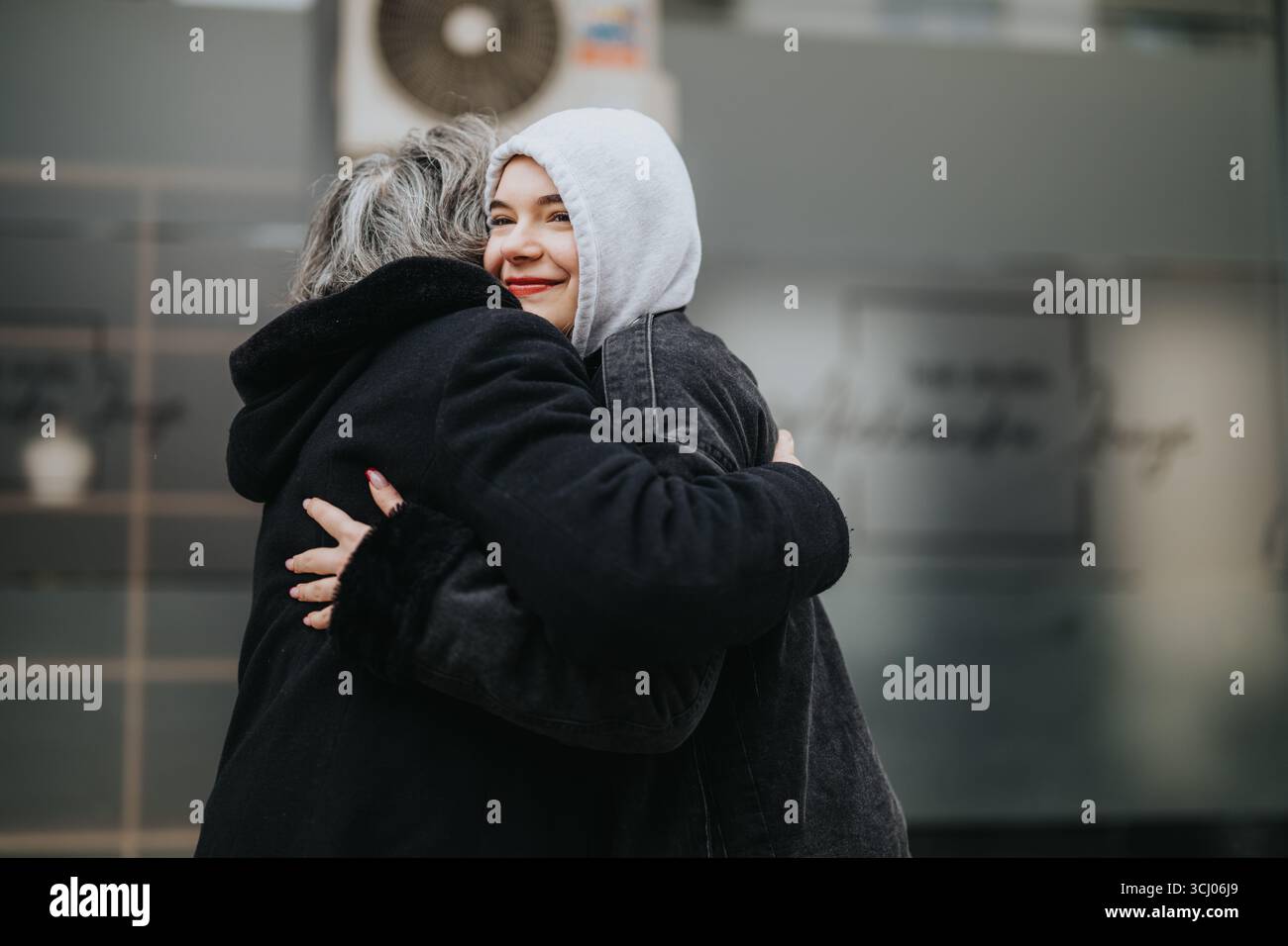 Touching moment two friends sharing hi-res stock photography and images ...