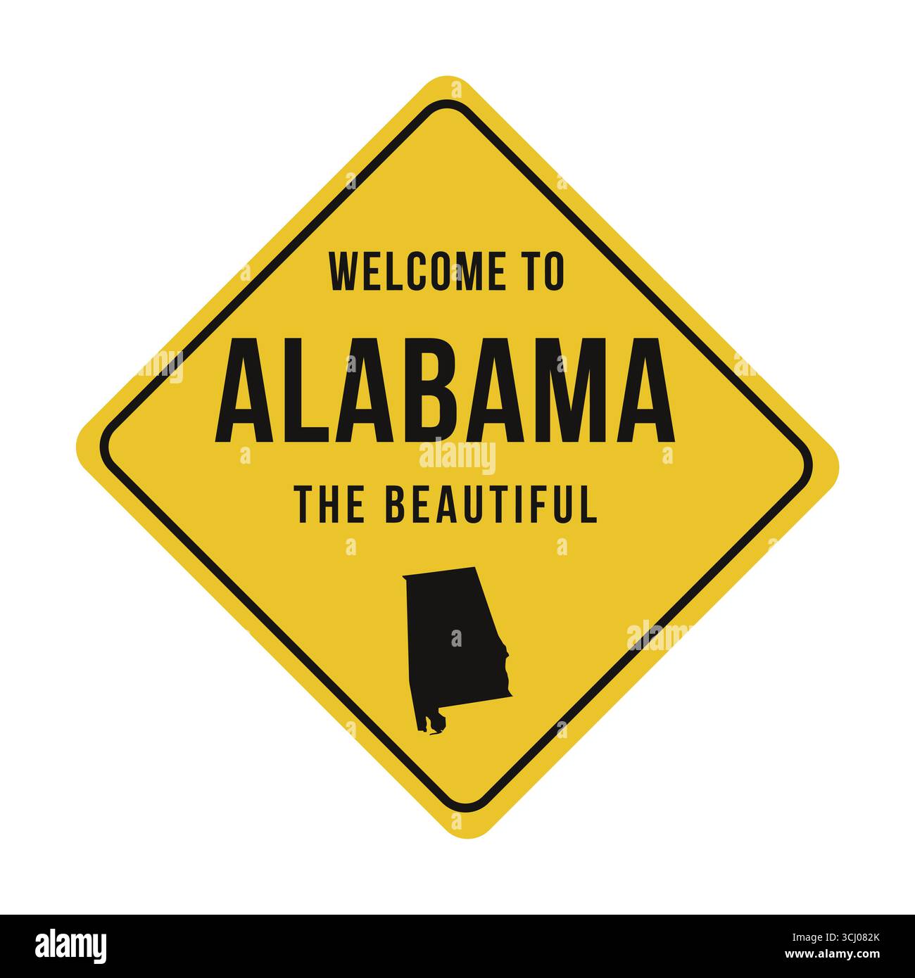 Alabama the beautiful sign Stock Vector Images - Alamy