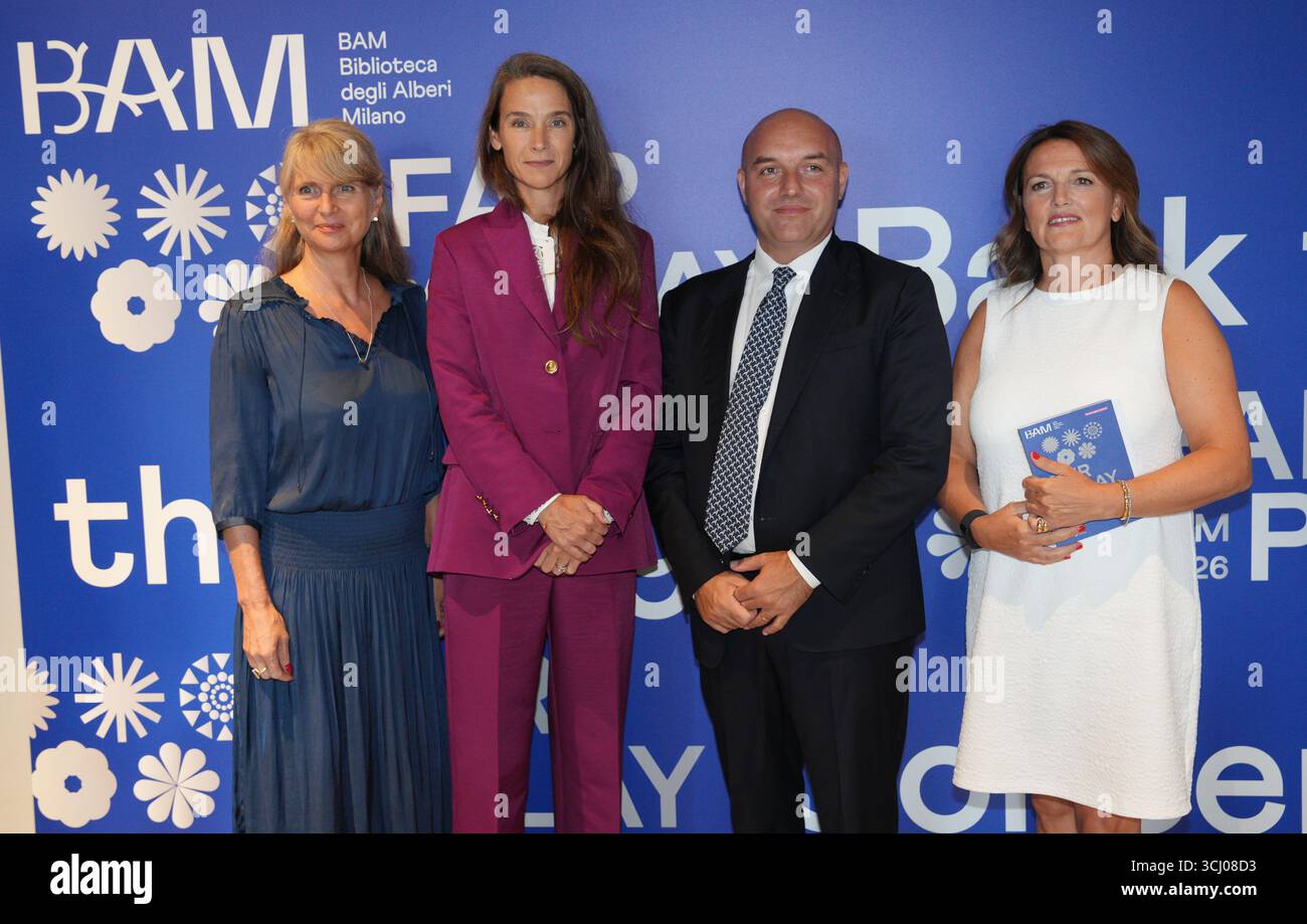 Milan, Press conference for the presentation of Bam Fair Play, a ...