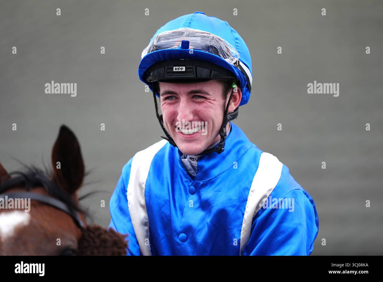 Jockey Mark Winn before the Sky Sports Racing Virgin 519 Fillies ...
