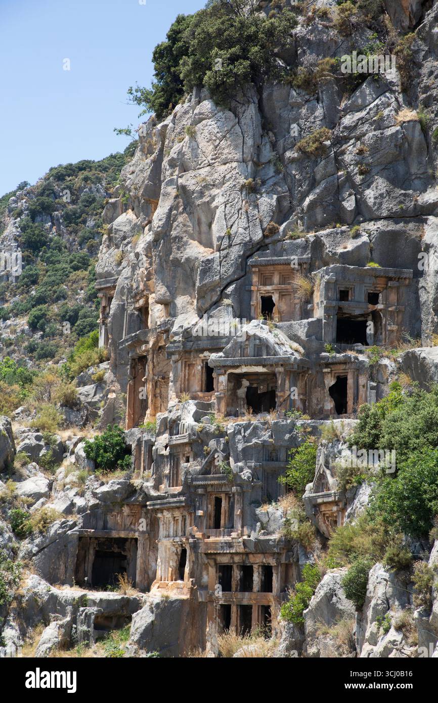 Lycian rock tombs 4th hi-res stock photography and images - Alamy