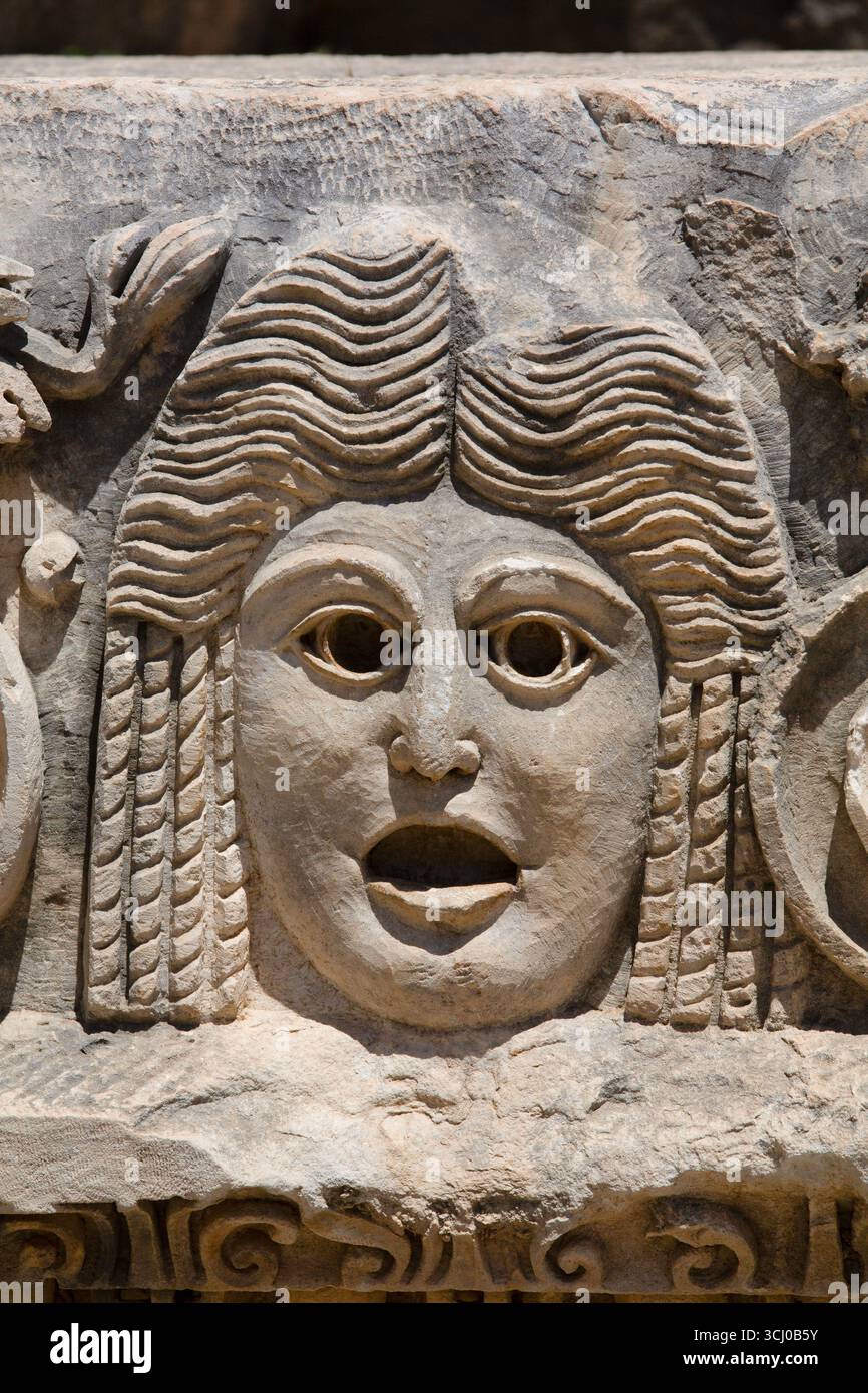 Rock Sculpture, Roman Theater, 3rd Century CE, Myra Ancient City, Demre ...