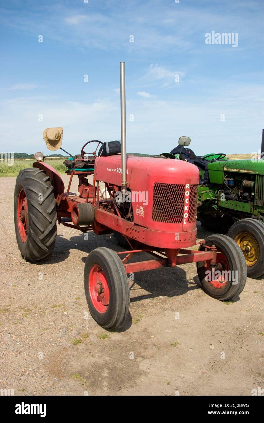 Vintage Model B 77 Rockol Tractor Stock Photo - Alamy