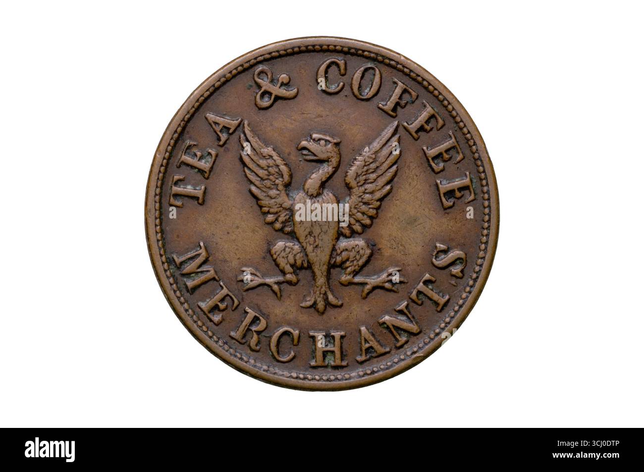 Victorian Unofficial Farthing Stock Photo - Alamy