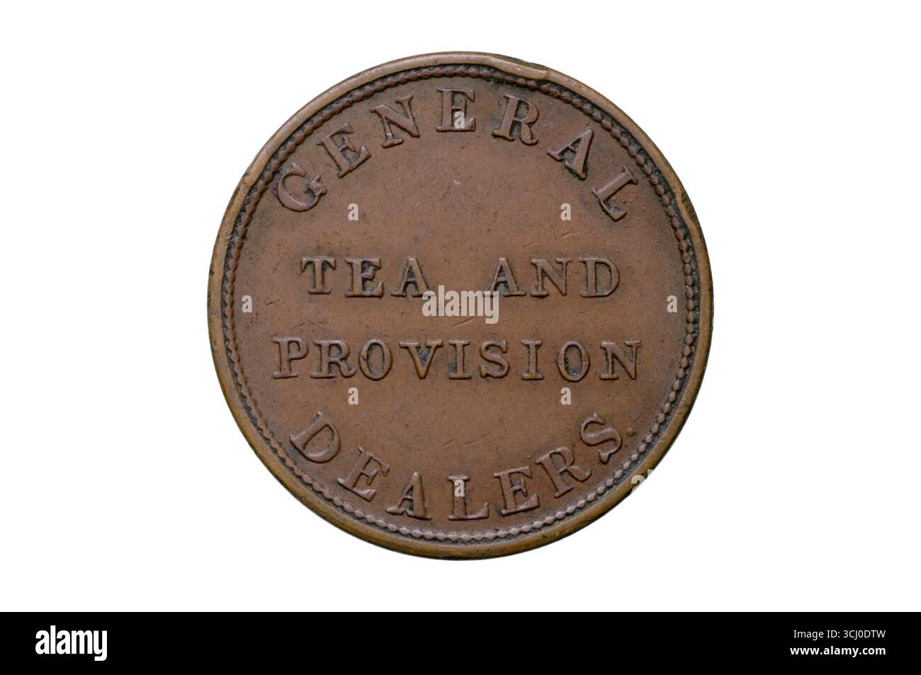 Victorian Unofficial Farthing Stock Photo - Alamy