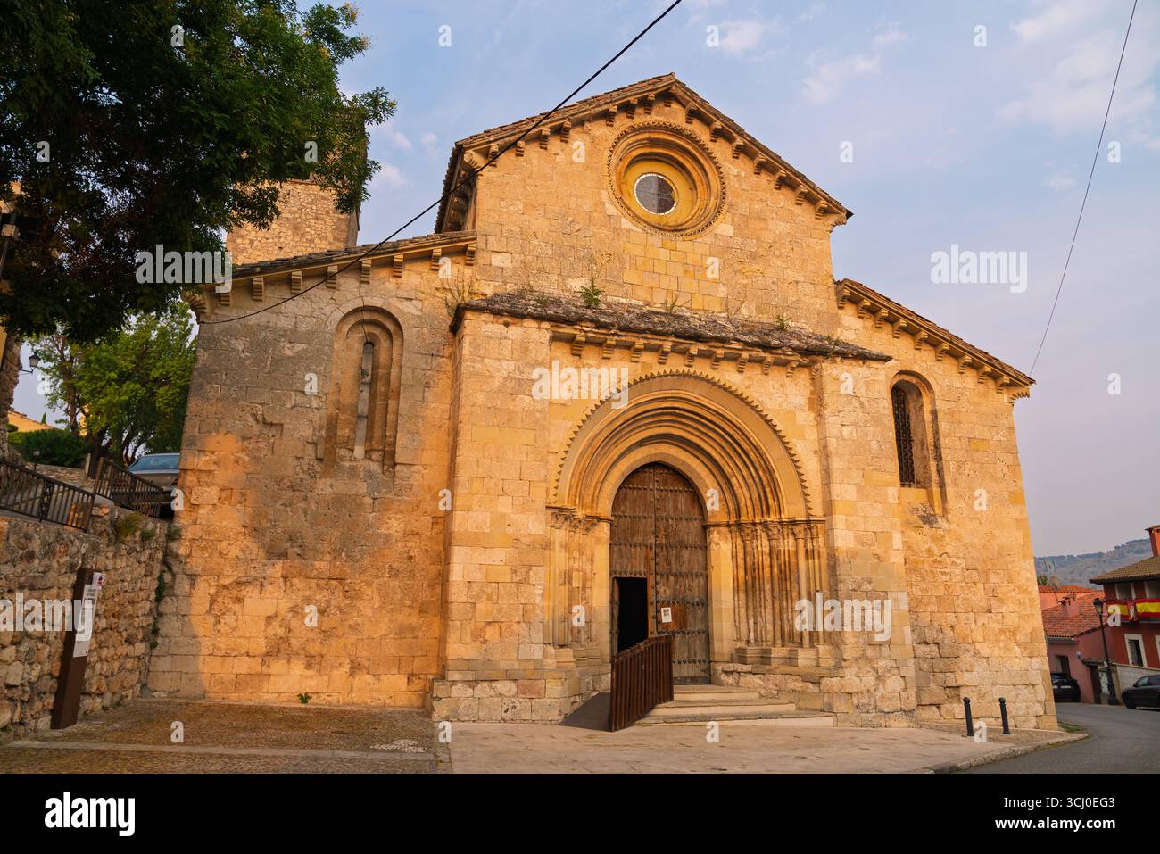 San Miguel church, historic landmark in Brihuega, a beautiful town in ...