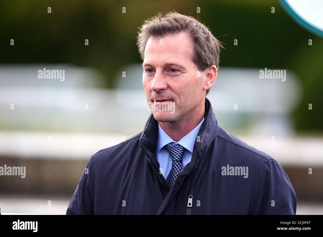 Trainer James Tate after seeing Inside Story ridden by Callum Shepherd ...