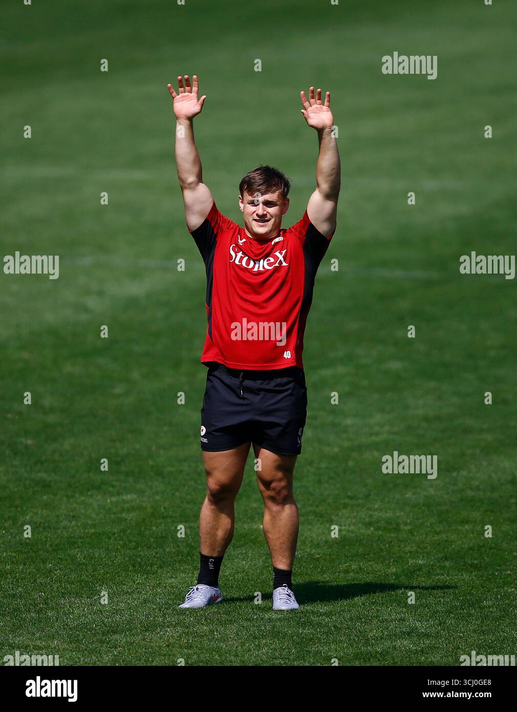 Theo Dan of Rugby of Saracens during the Saracens Rugby (uk) Captain ...