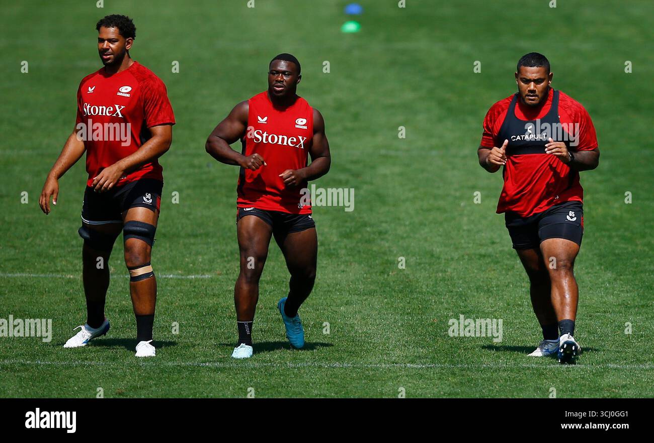 General views during the Saracens Rugby (uk) Captain Run at the ...
