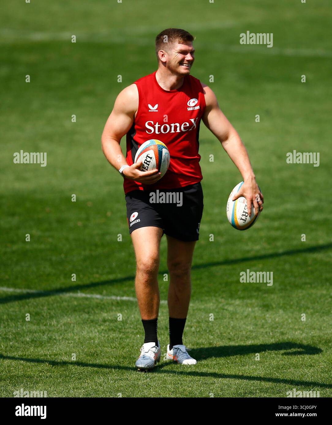 Owen Farrell of Saracens Rugby during the Saracens Rugby (uk) Captain ...