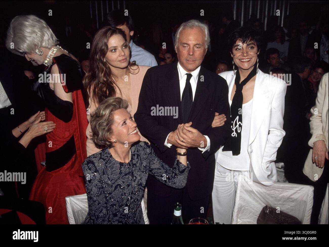 Rome - Rome - FROM LEFT SPAAK CATHERINE, MUTI ORNELLA, ARMANI GIORGIO ...
