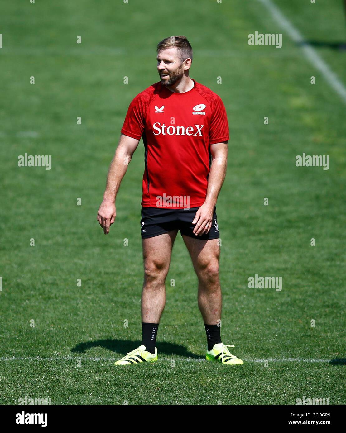 Elliot Daly of Saracens Rugby during the Saracens Rugby (uk) Captain ...
