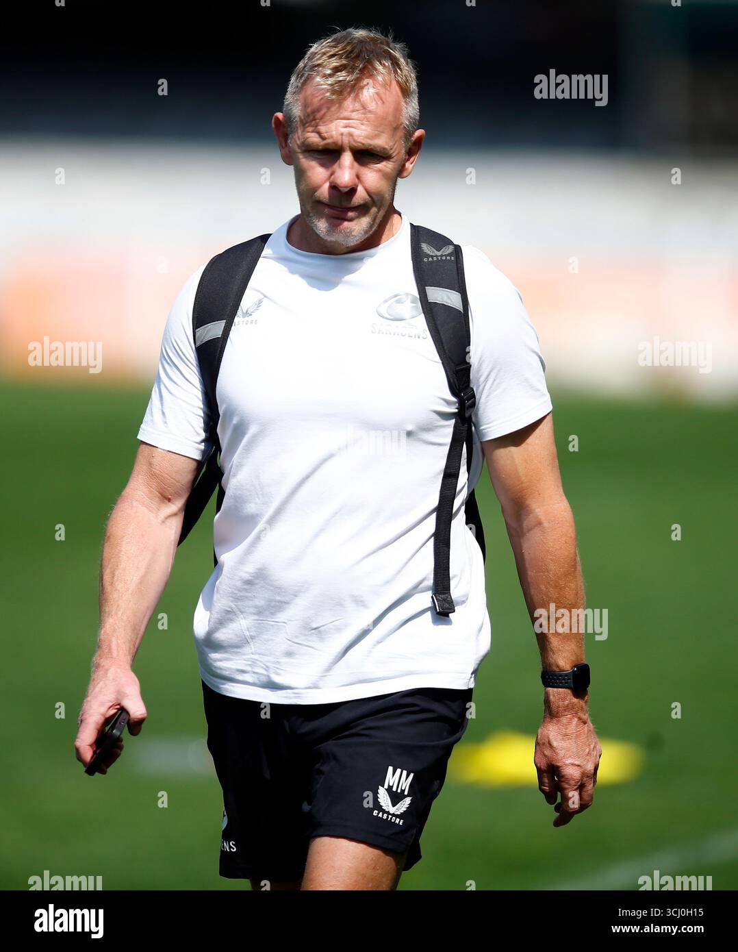 Mark McCall Director of Rugby of Saracens during the Saracens Rugby (uk ...