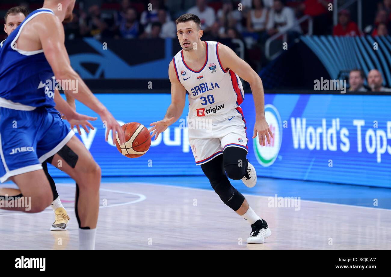 Aleksa Avramovic during FIBA Eurobasket 2025 group A 4th round ...