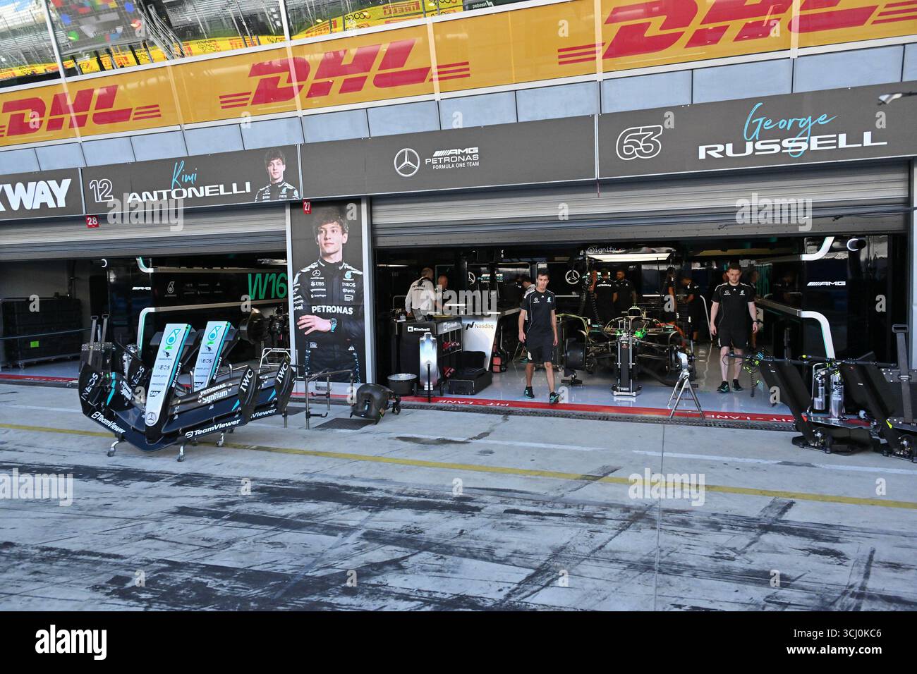 MONZA, ITALY - SEPTEMBER 04: A general view of the Mercedes-AMG ...