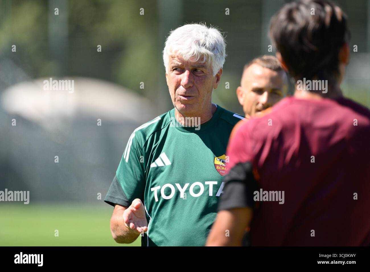 Romaâ??s head coach Gian Piero Gasperini during the friendly match AS ...