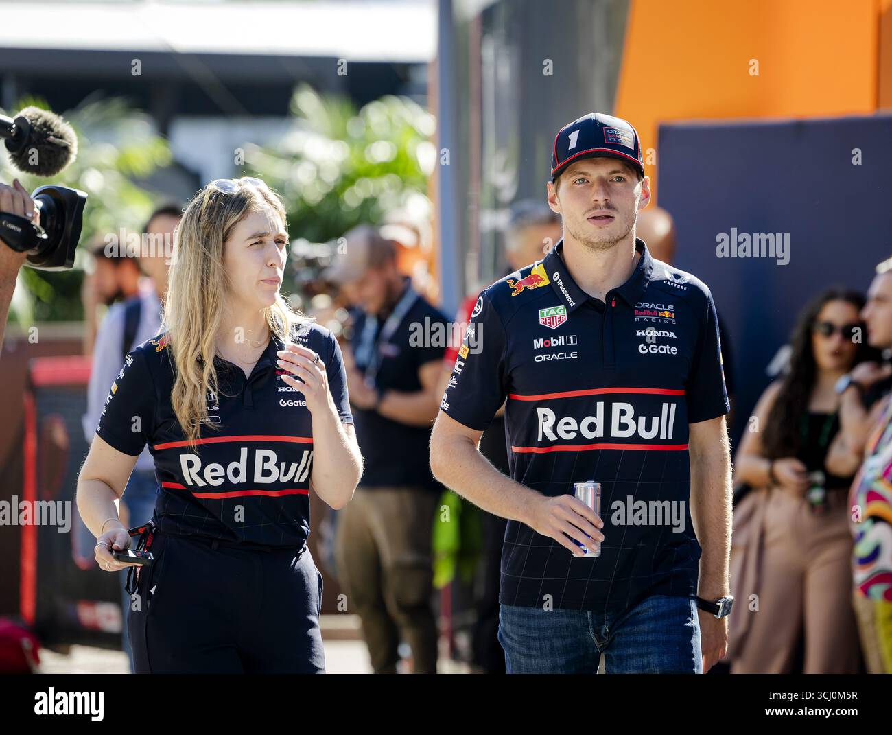 MONZA - Max Verstappen (Red Bull Racing) at the Monza circuit ahead of ...