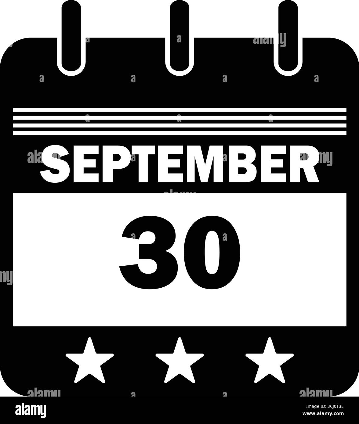 Blank calendar cut out Black and White Stock Photos & Images - Alamy