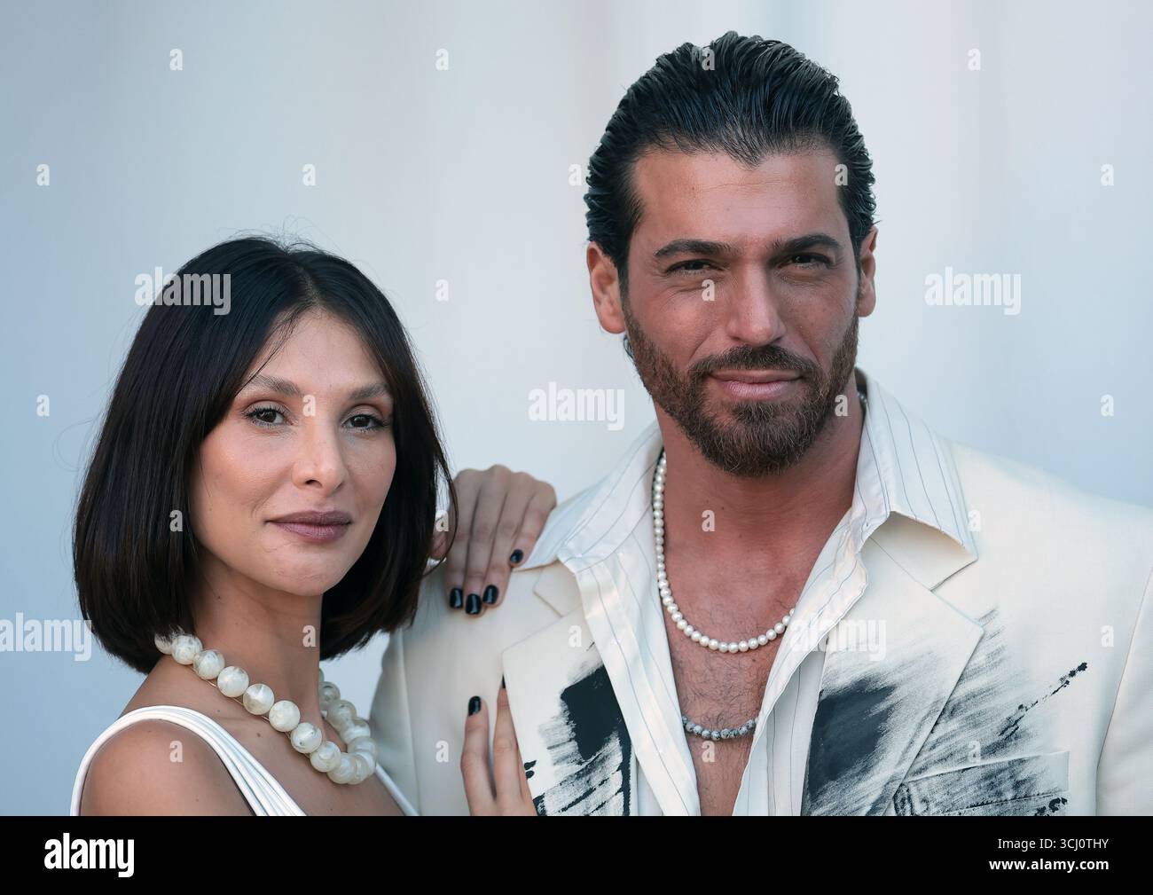 VENICE, ITALY - SEPTEMBER 4: Sara Bluma and Can Yaman arrive at the ...