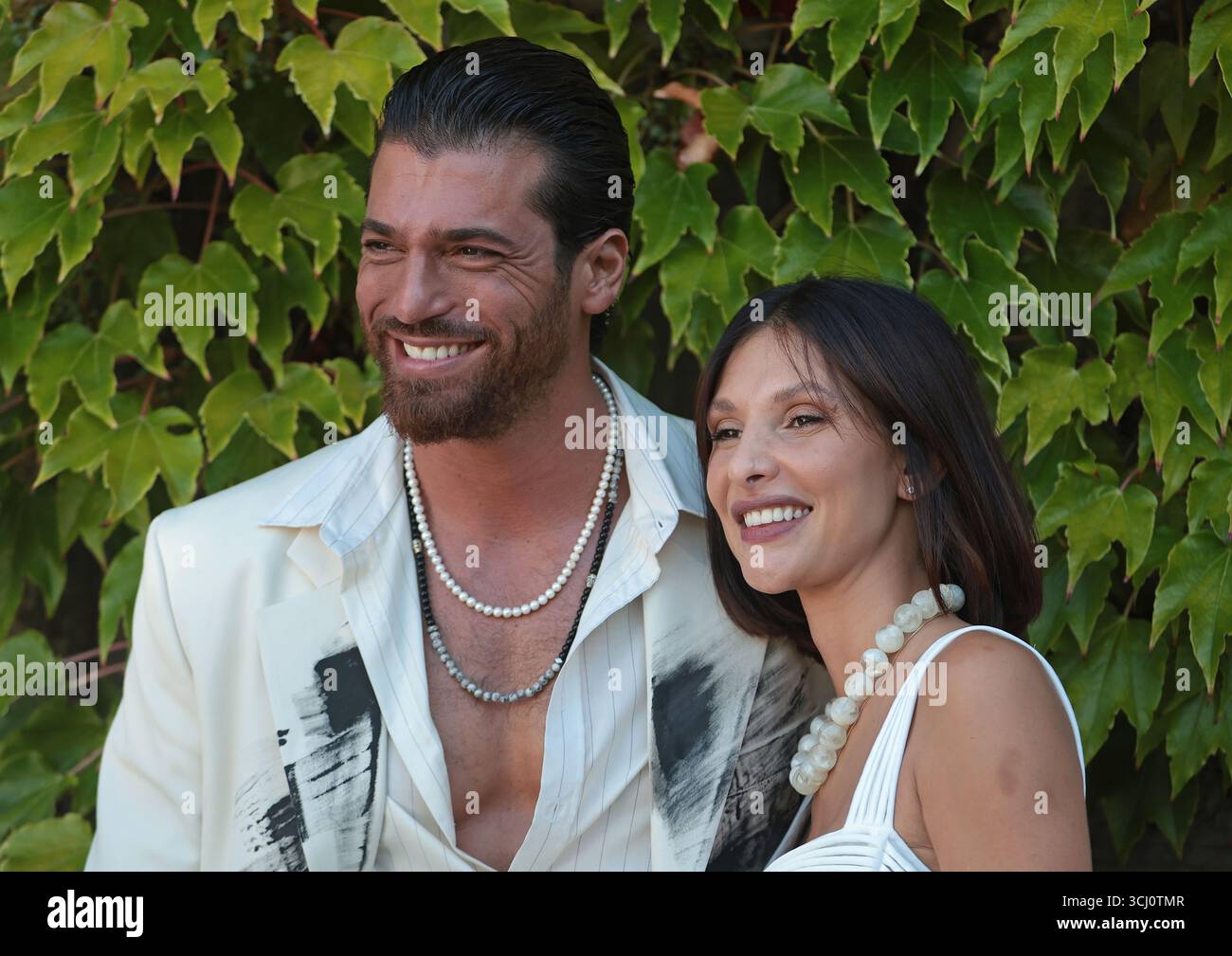 VENICE, ITALY - SEPTEMBER 4: Sara Bluma and Can Yaman arrive at the ...