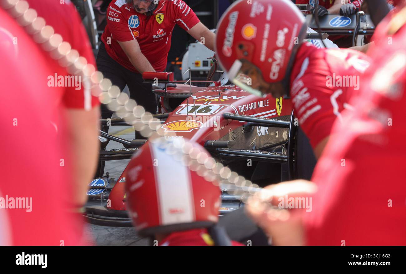 Pit stop Simulation Formula 1 Pirelli Gran Premio d'Italia 2025 Monza ...