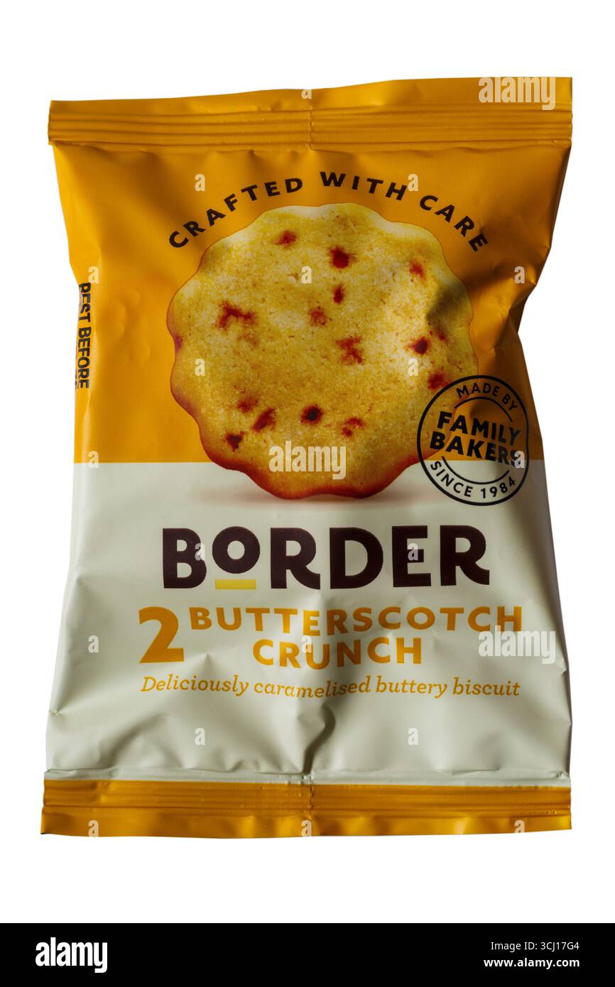 Border butterscotch crunch biscuits hi-res stock photography and images ...