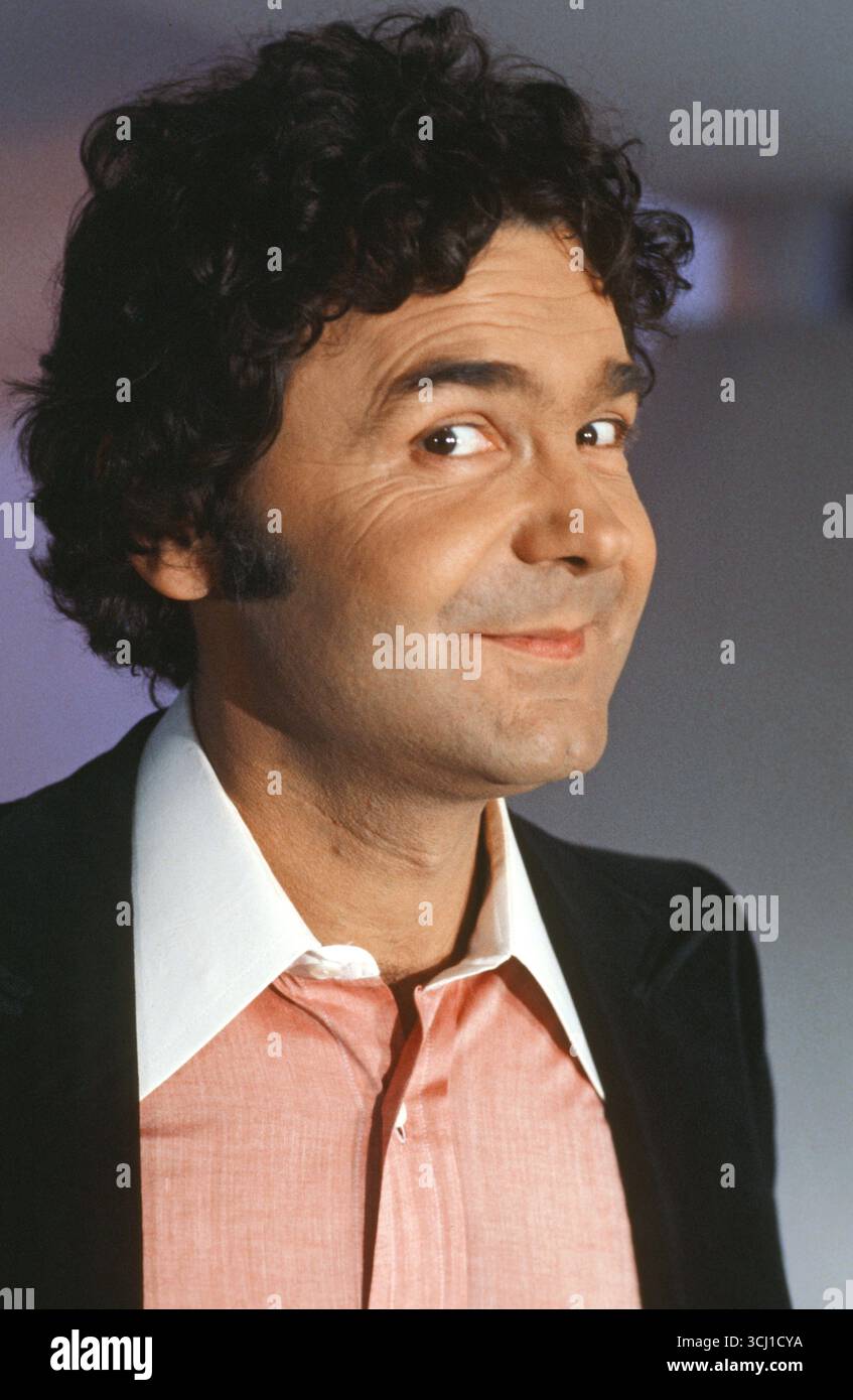 Portrait of French singer Pierre Perret in 1987 Stock Photo - Alamy