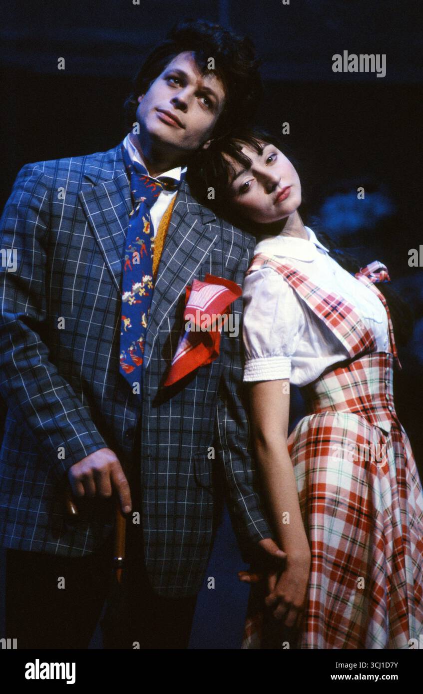 Chris Campion and Maria de Medeiros on stage at the Théâtre national de ...