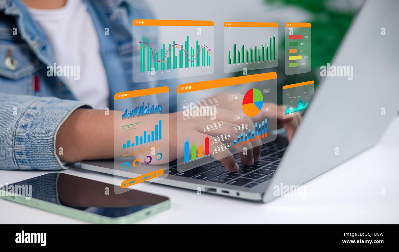 Business dashboard on 3d hi-res stock photography and images - Alamy