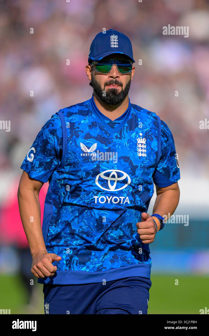 Lord's Cricket Ground, London September 04 2025 Saqib Mahmood (25 ...