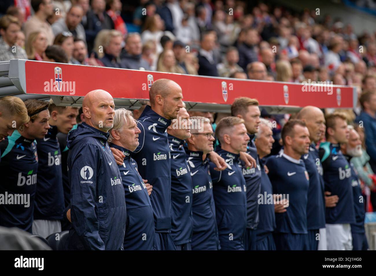 Oslo 20250904. The Norwegian bench before the private international ...