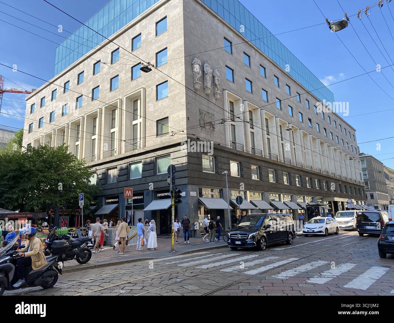 Milan, several stores in the city center of the designer Giorgio Armani ...