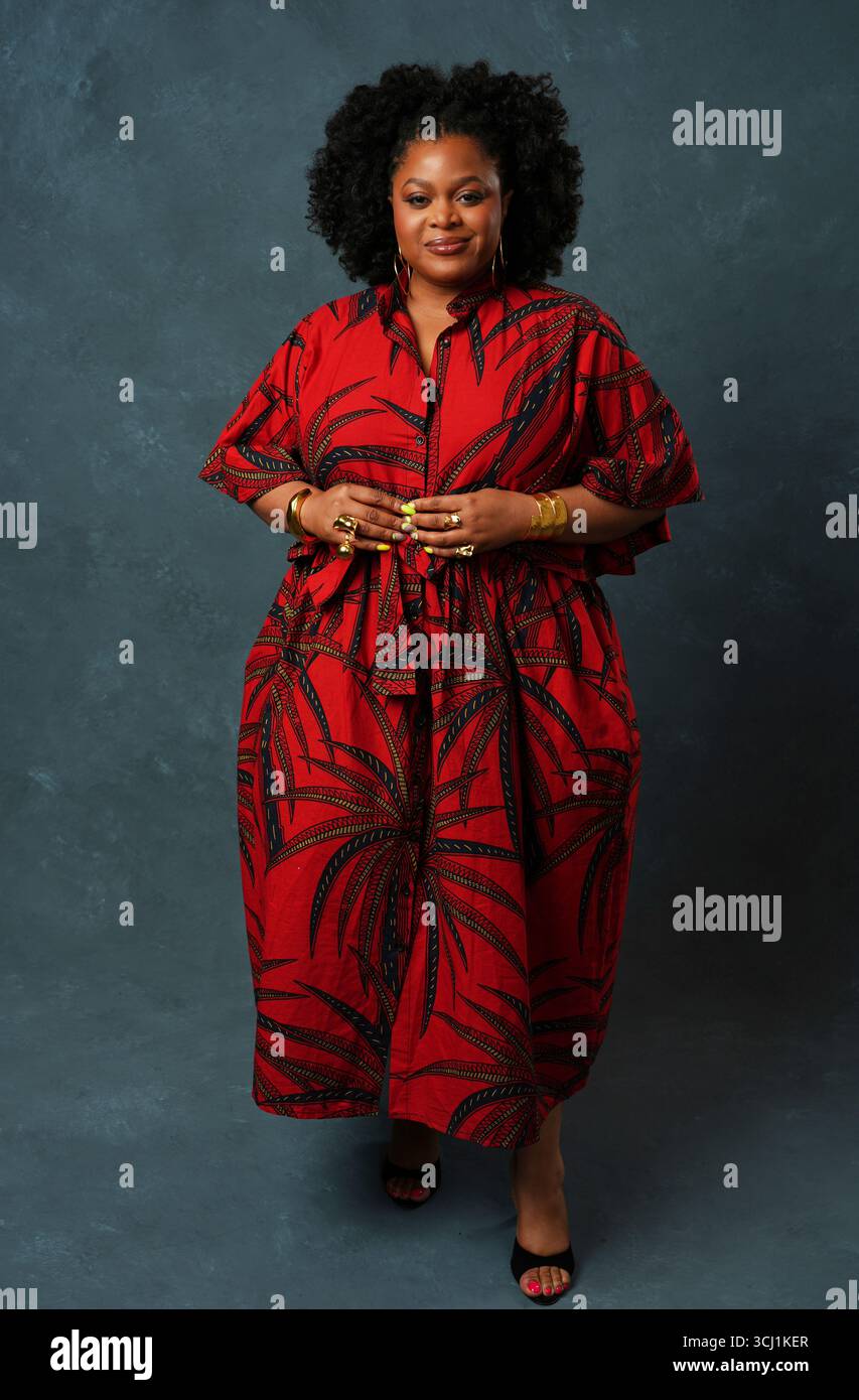 Gbemisola Ikumelo poses for a portrait to promote "The Paper" on Tuesday, Aug. 26, 2025, in West ...